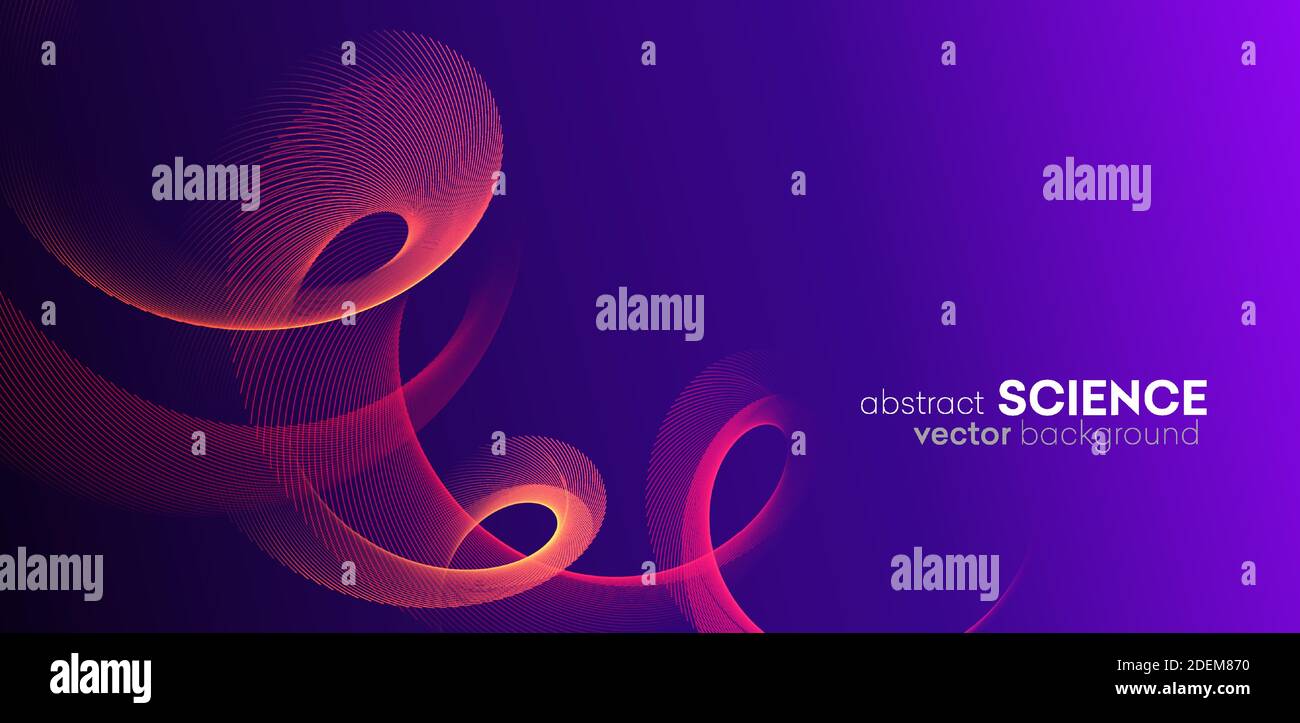 Abstract digital wave particles background. Big data visualization concept. Vector Illsutration ...