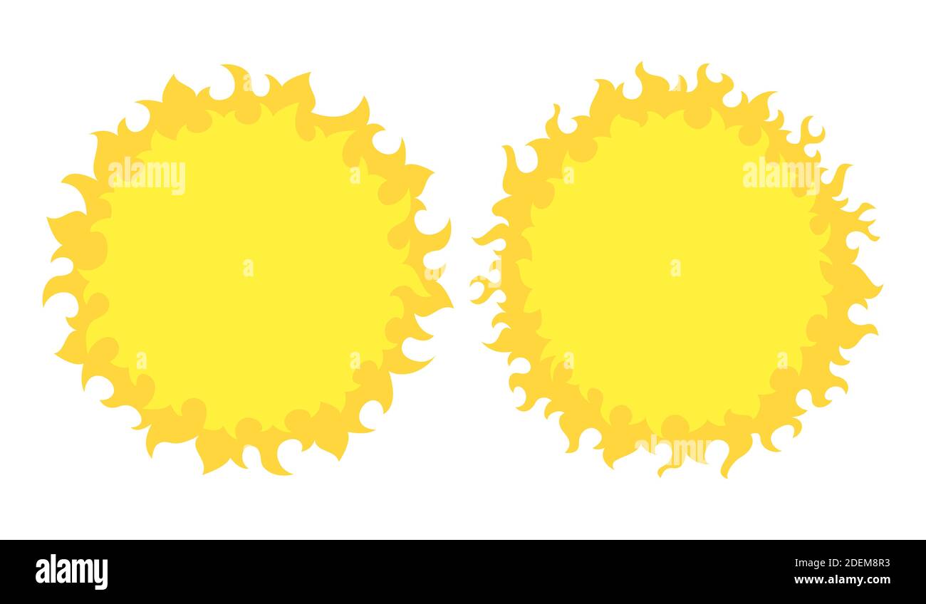 Round fire frames Stock Vector Image & Art - Alamy