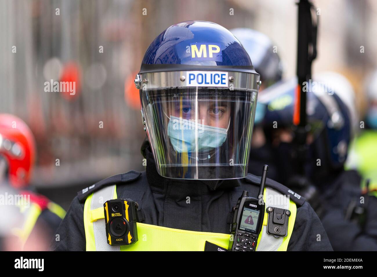 Anti-lockdown protest, Regent Street, London, 28 November 2020 ...