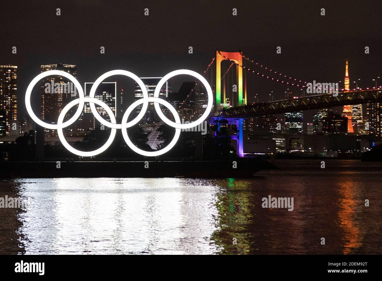 2020 olympic rings hi-res stock photography and images - Alamy