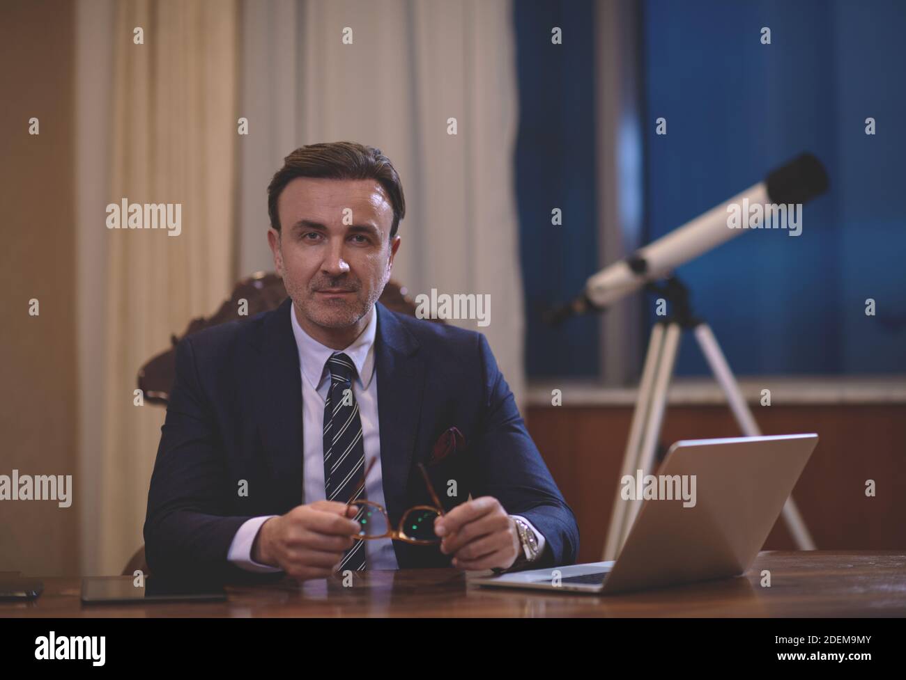 corporate business man at office Stock Photo - Alamy