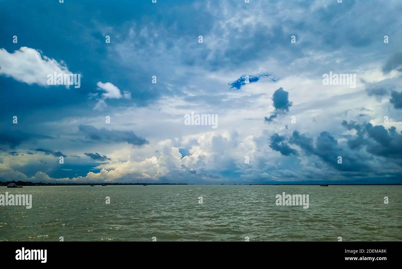 A beautiful summer sky on the river, I captured this image from ...