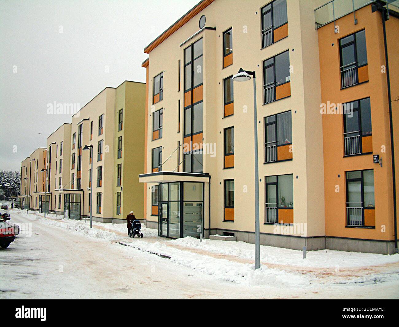 New projects. Multi-apartment residential buildings were built in Riga ...