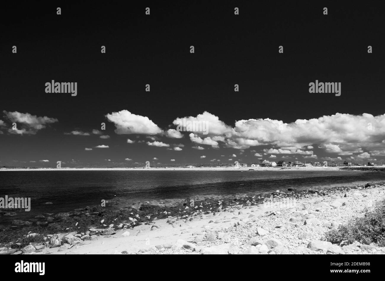 Gooseberry Island Looking West, Westport MA Stock Photo - Alamy