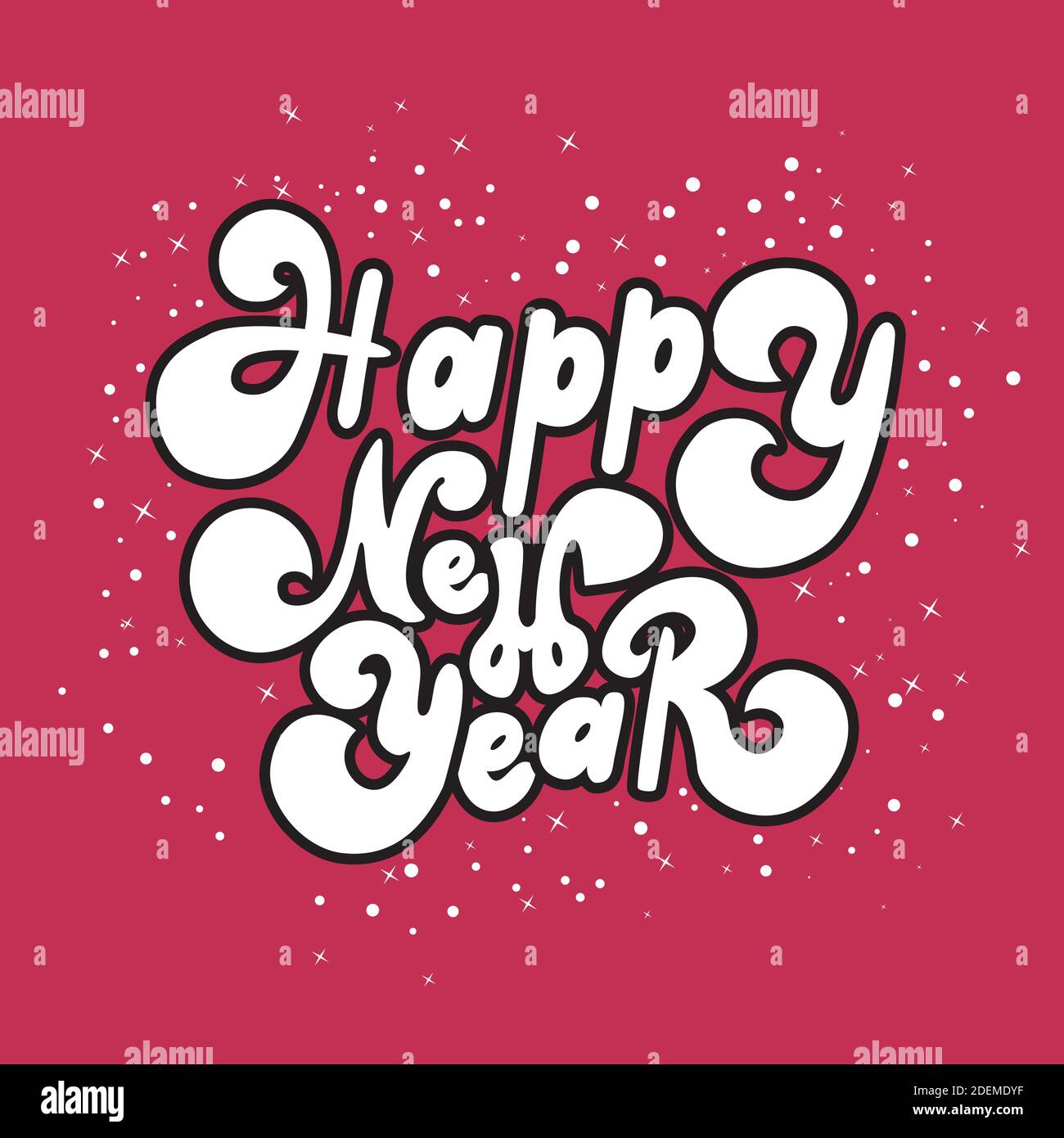 2021 lettering Stock Vector Images - Alamy