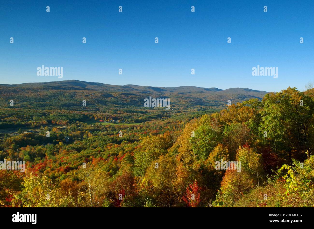 Small Town View Stock Photo - Alamy