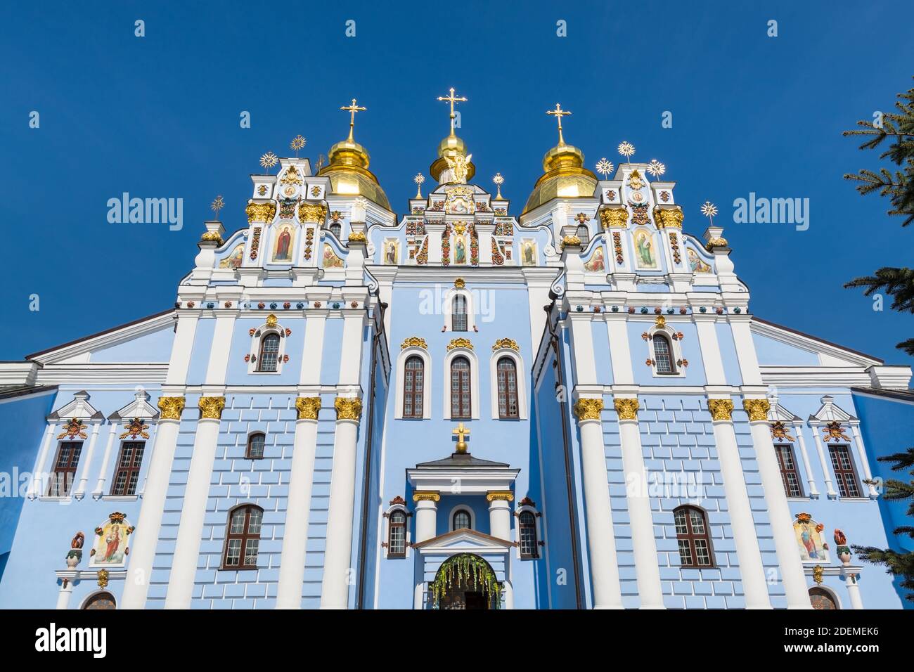 Buildings of St Michael’s Gold-Domed Monastery in Kiev, Ukraine Stock ...