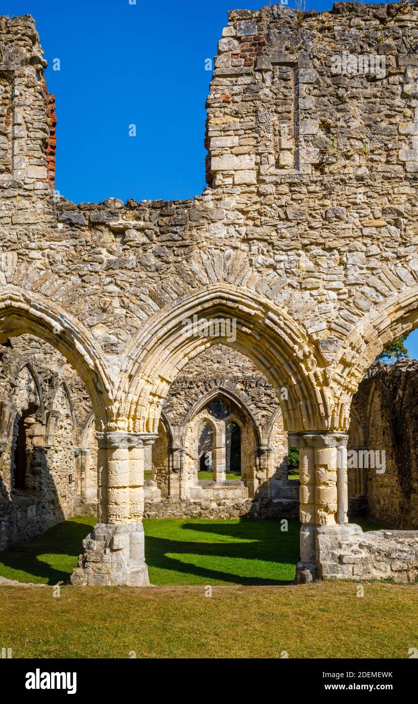 Archway in ruined cistercian monastery hi-res stock photography and ...