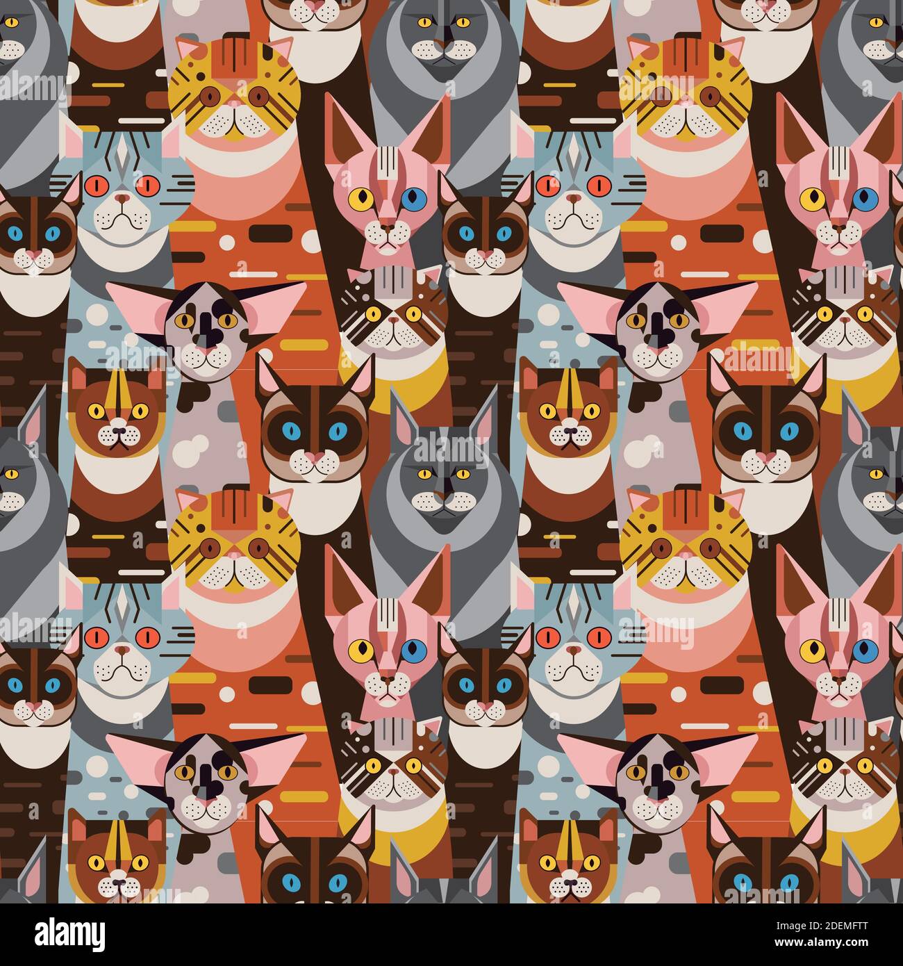 Tortoiseshell persian cat Stock Vector Images - Alamy