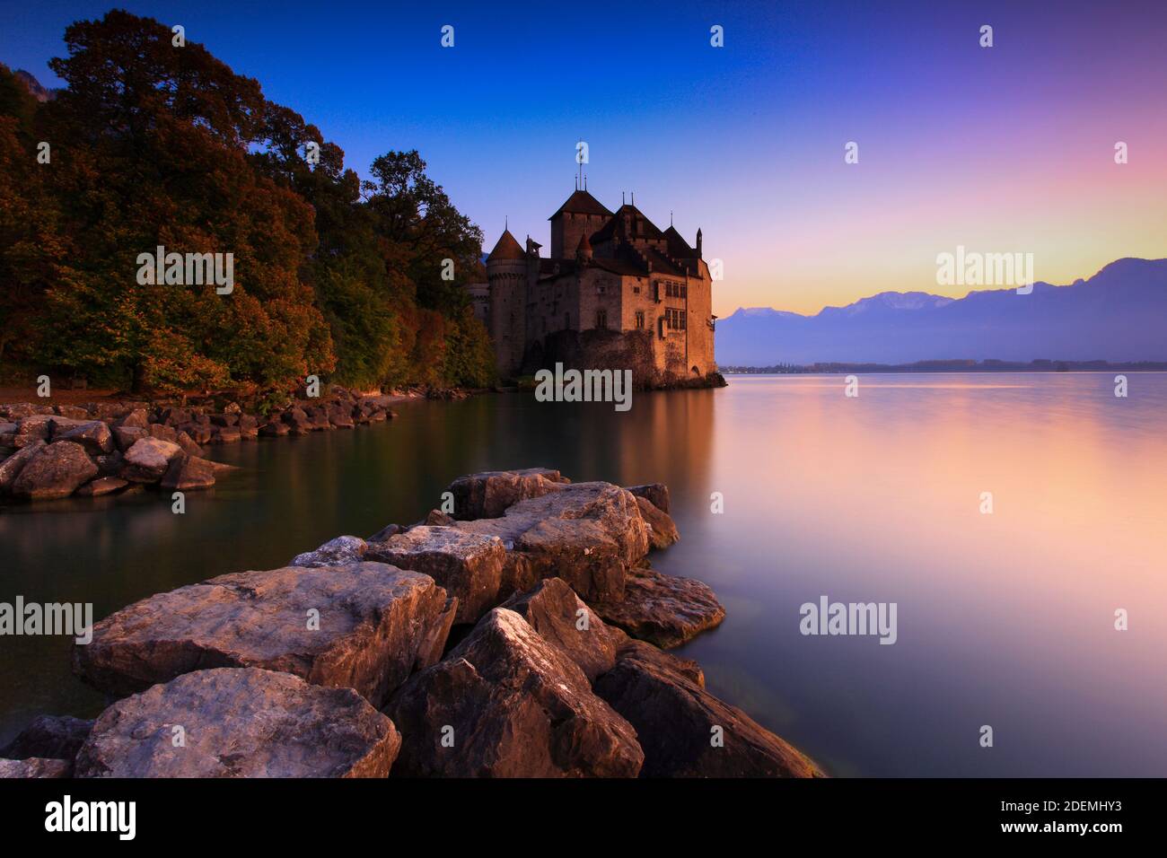 geography / travel, Switzerland, Chillon Castle, Additional-Rights ...