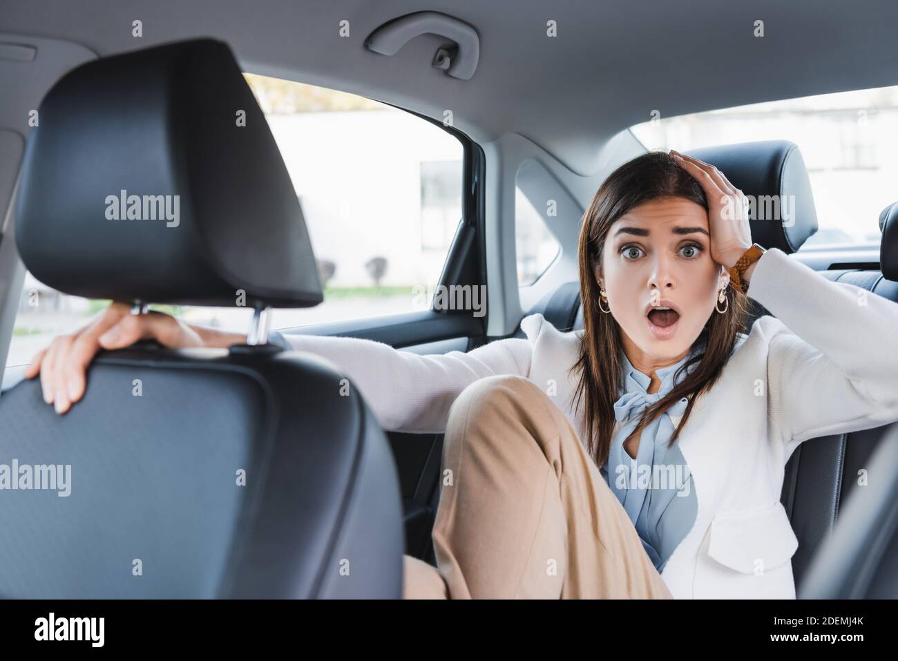Scared passenger hi-res stock photography and images - Alamy