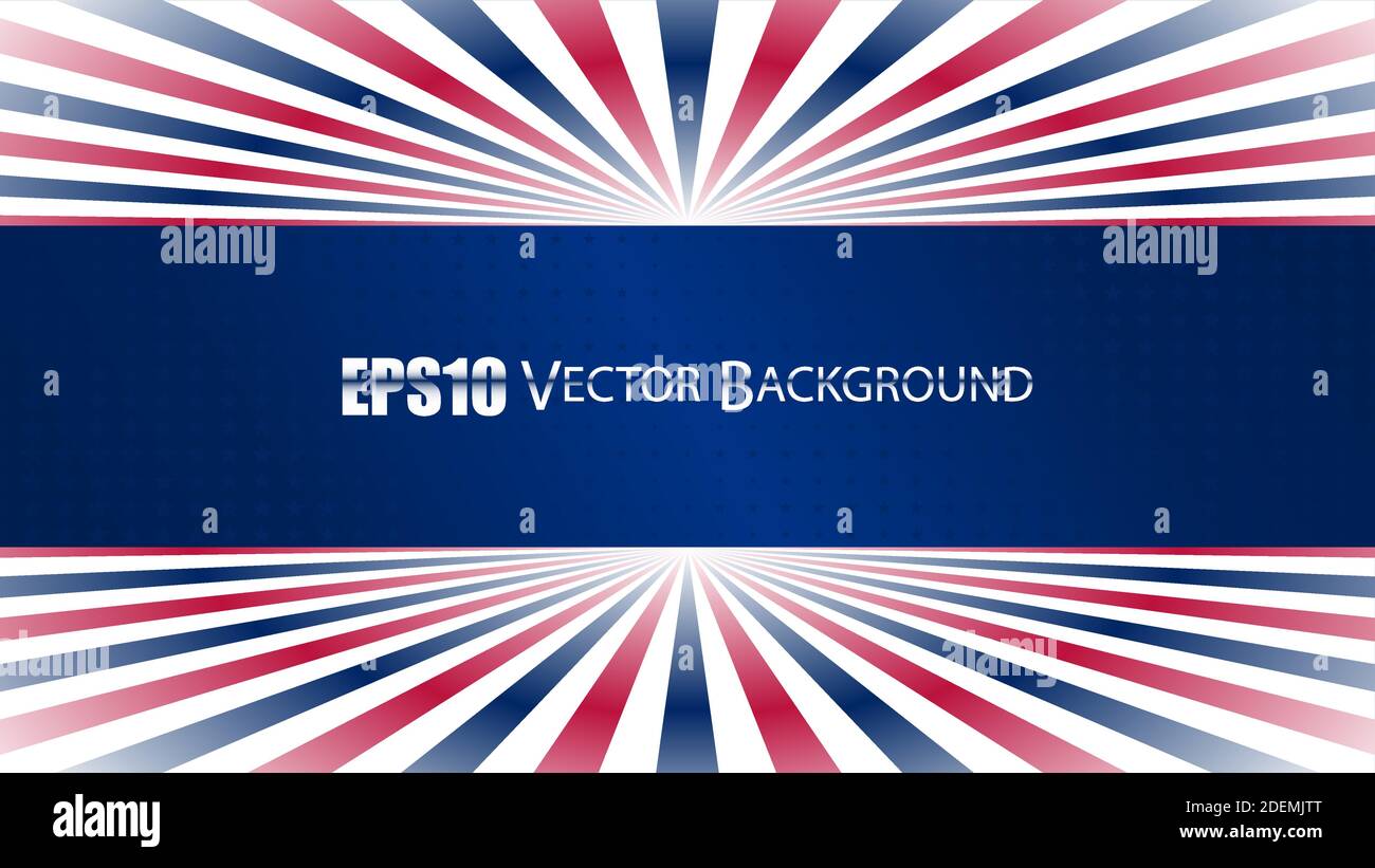 EPS10 vector background based on the american flag. Put your text ...
