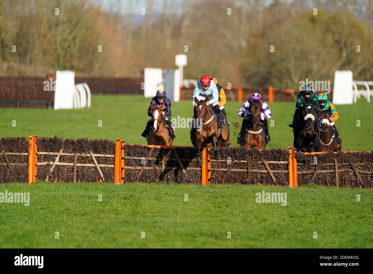 Lingfield Racecourse Hurdle High Resolution Stock Photography and ...