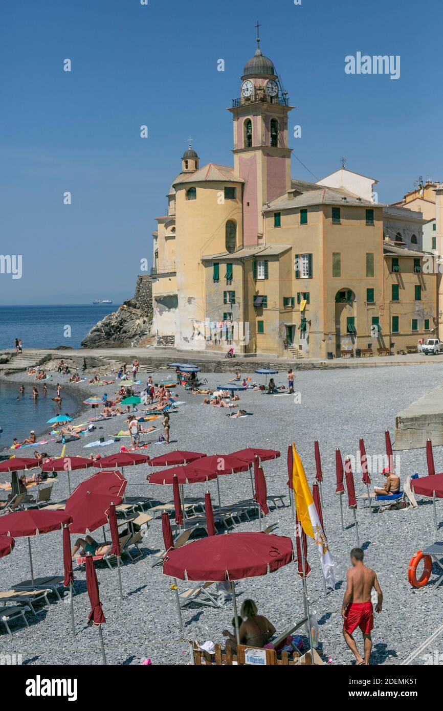 Summer on the italienne riviera Stock Photo - Alamy
