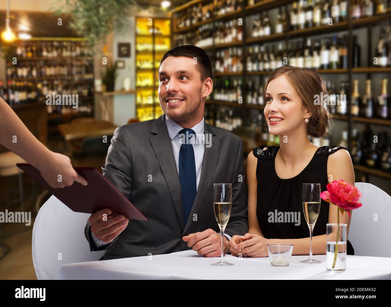 Luxury menu hi-res stock photography and images - Alamy