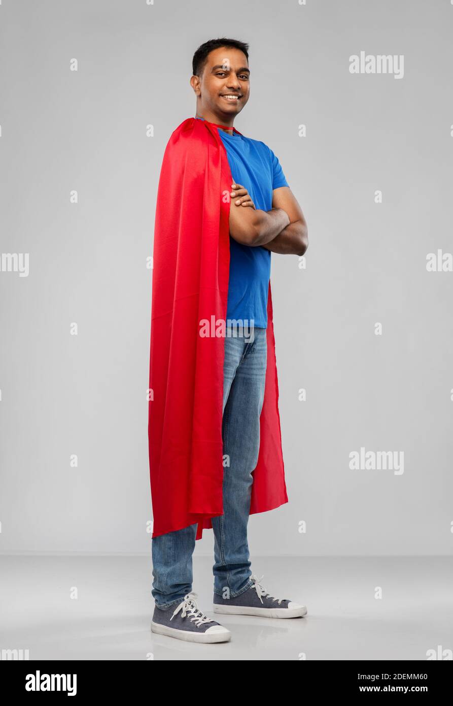 Indian man superhero power hi-res stock photography and images - Alamy