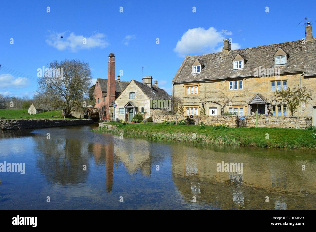 Lower Slaughter in the Cotswolds Stock Photo - Alamy