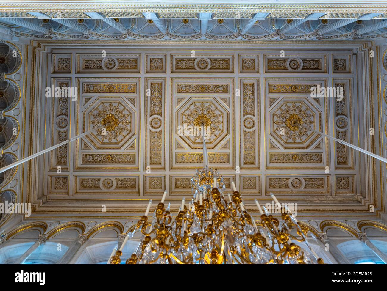 Saint Petersburg, Russia. Interior of the Hermitage Russian state ...