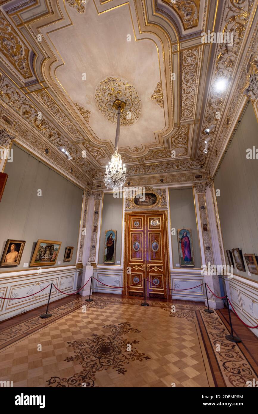 Saint Petersburg, Russia. Interior of the Hermitage Russian state ...