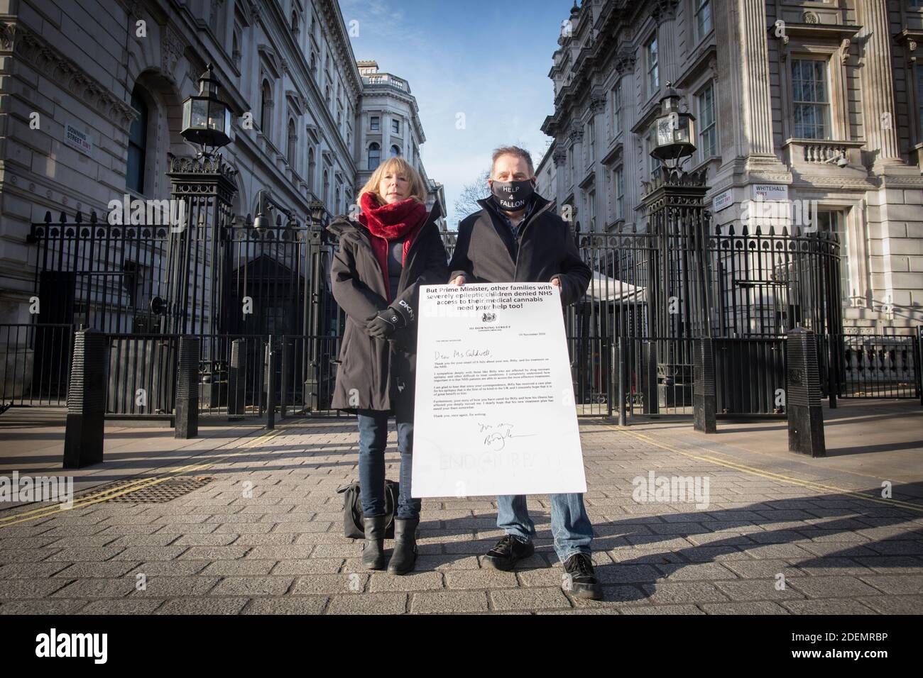 Elaine and Graham Levy, parents of Fallon Levy who suffers from severe ...
