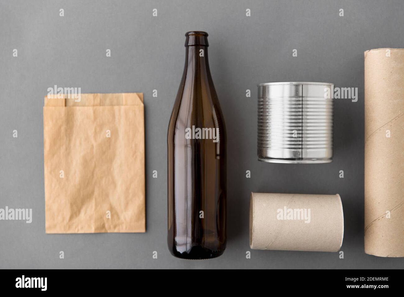 different kind of household waste Stock Photo - Alamy
