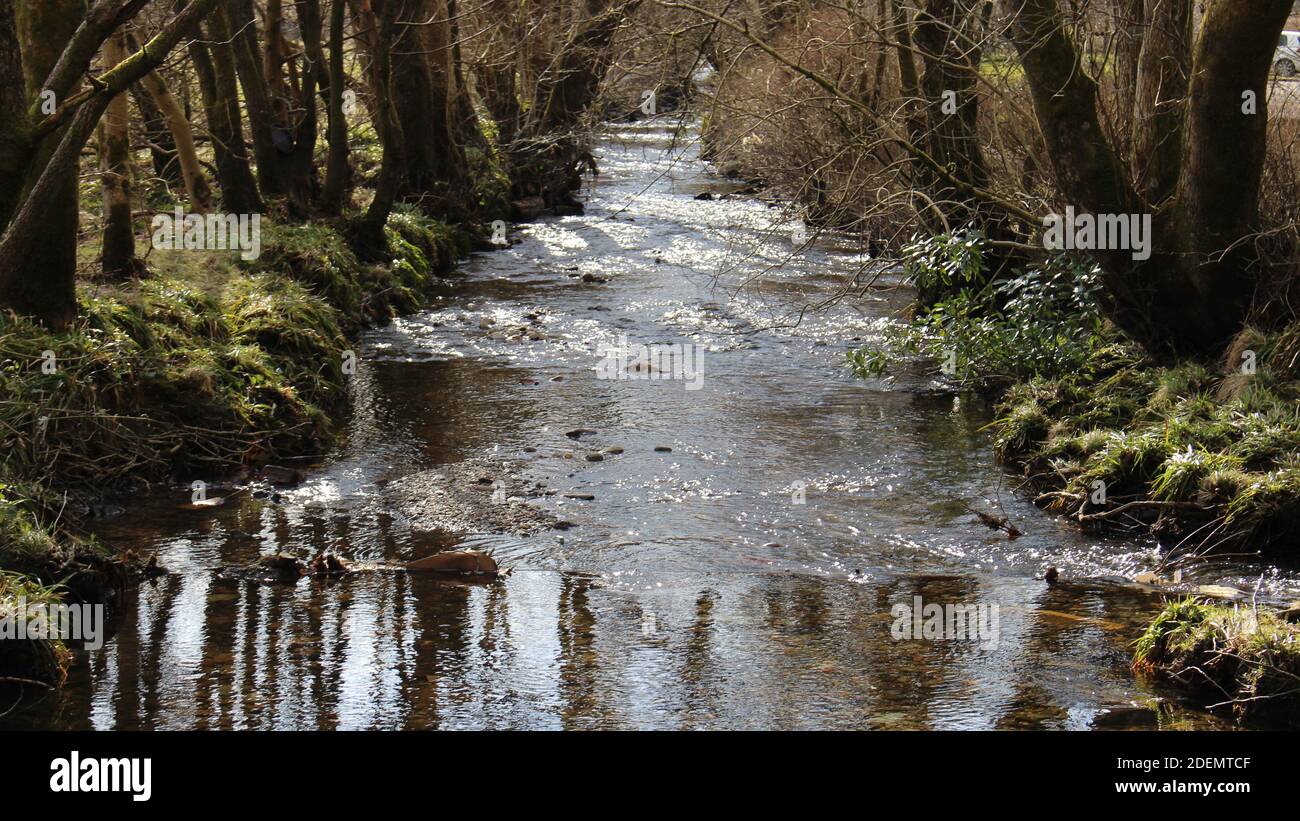 Reflections in a stream hi-res stock photography and images - Alamy