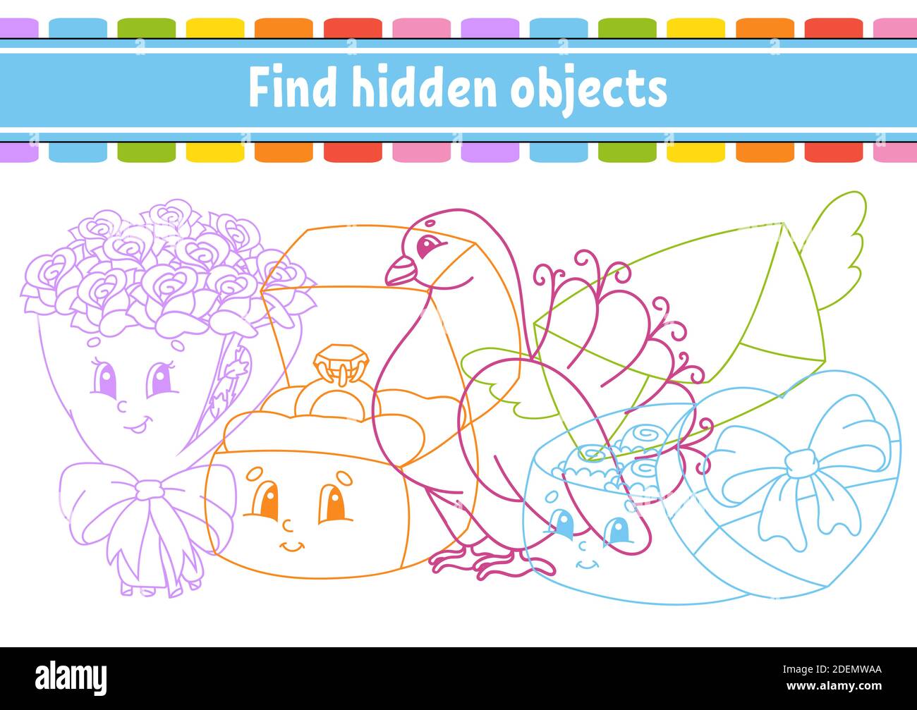 Find hidden object. Education developing worksheet. Activity page with ...