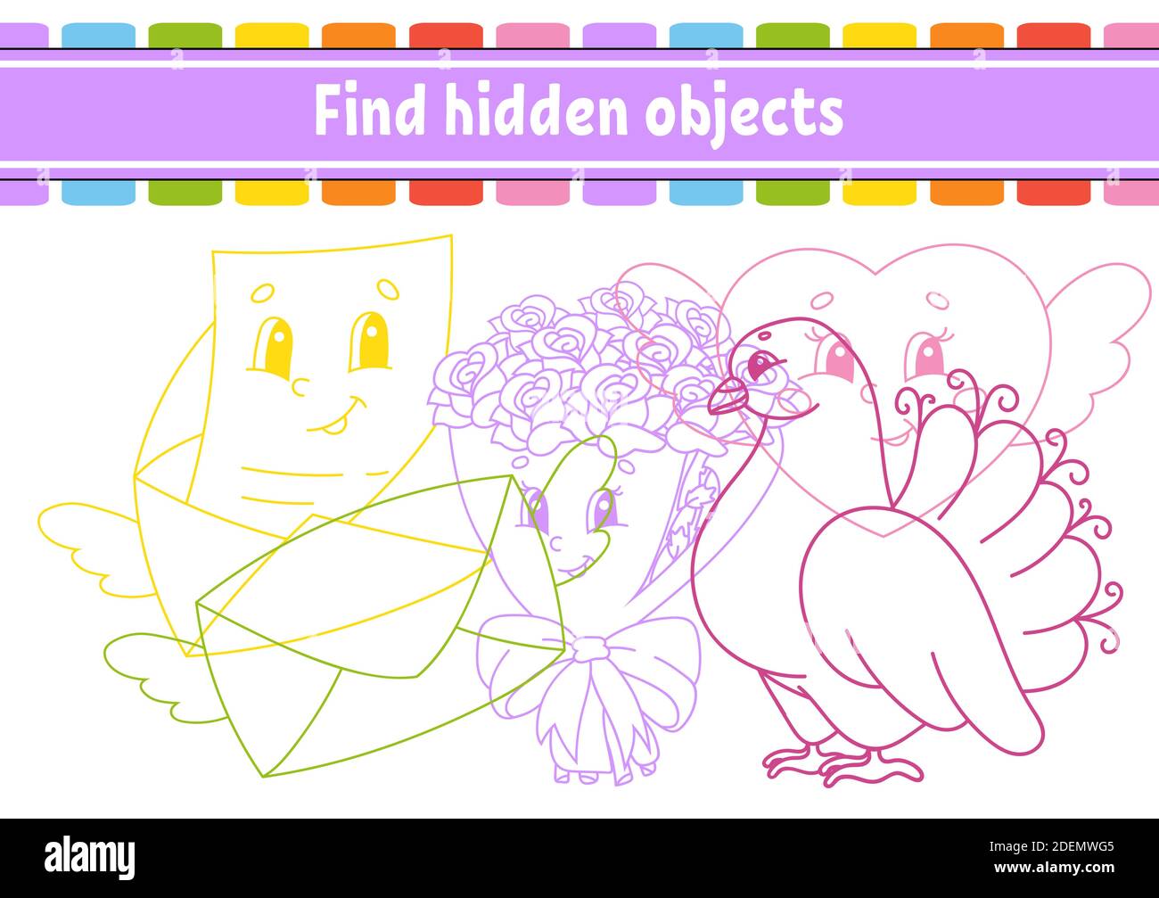 Find hidden object. Education developing worksheet. Activity page with ...