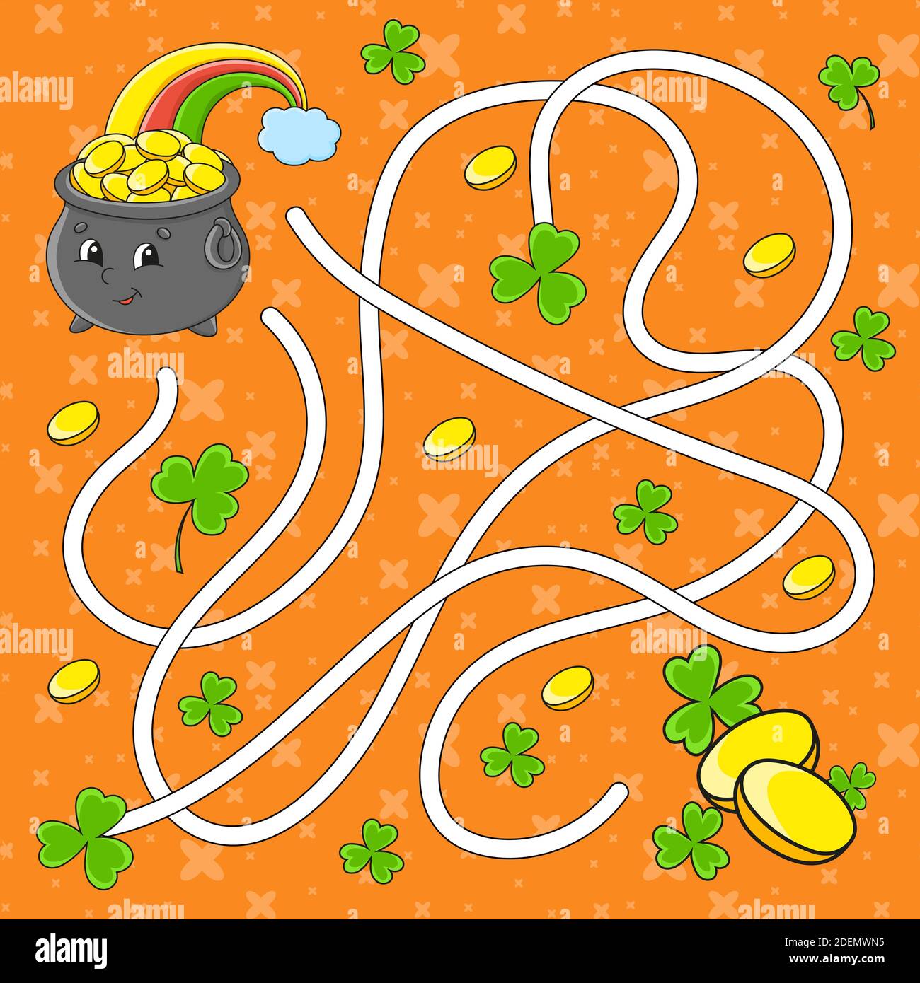 Maze. Game for kids. Labyrinth conundrum. Education developing ...