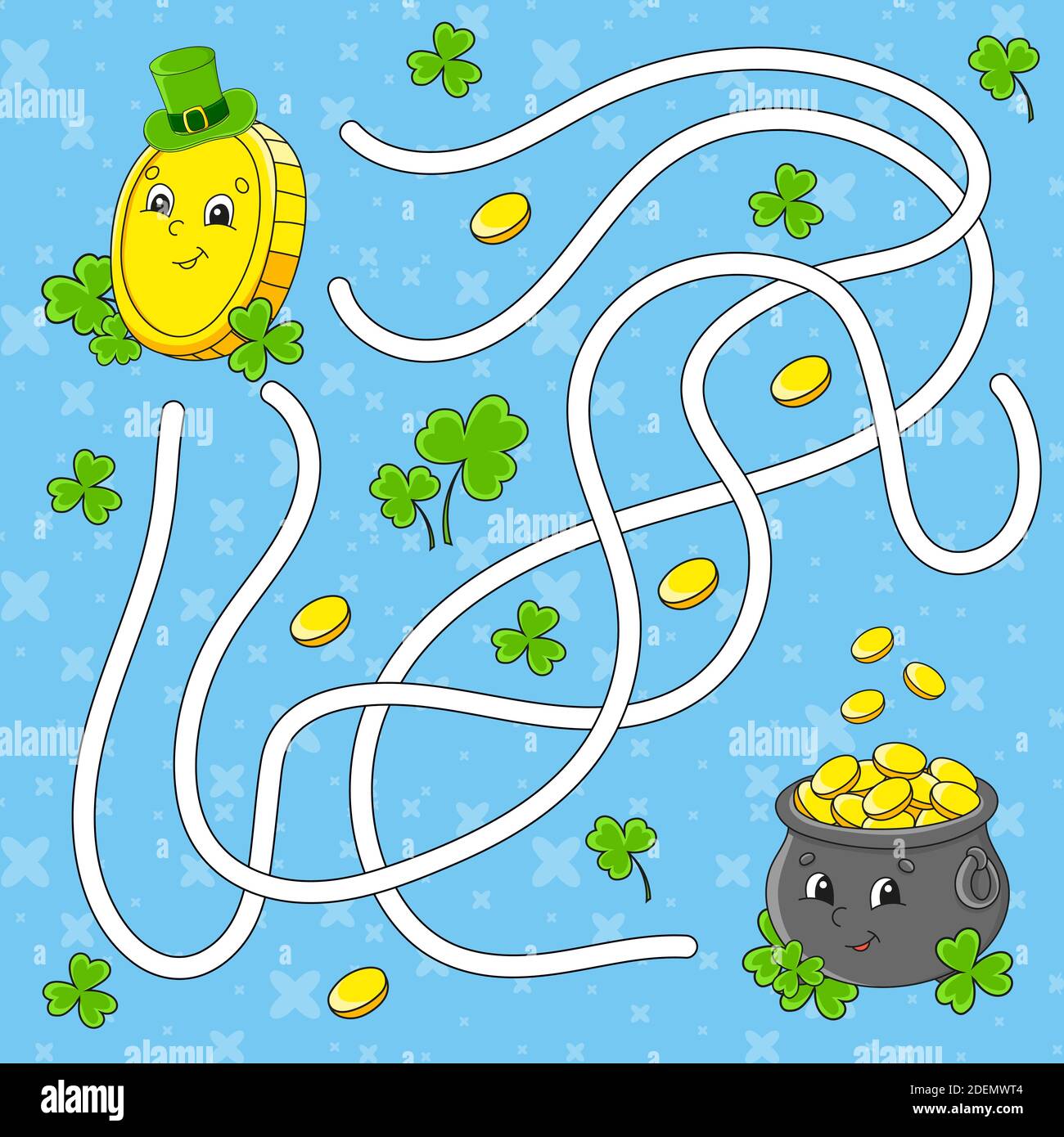 Maze. Game for kids. Labyrinth conundrum. Education developing ...