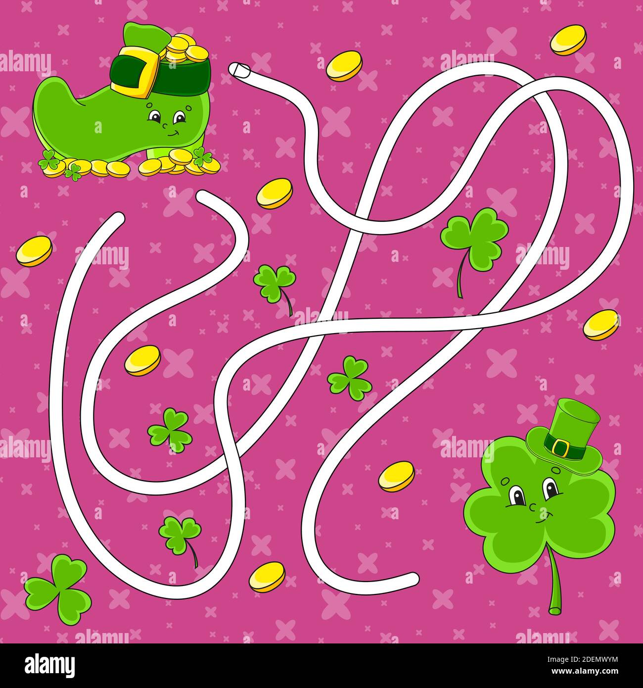 Maze. Game for kids. Labyrinth conundrum. Education developing ...