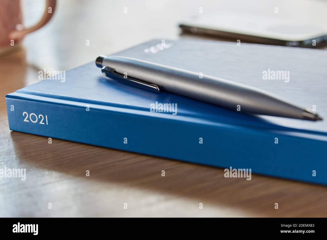 Diary on office table hi-res stock photography and images - Alamy