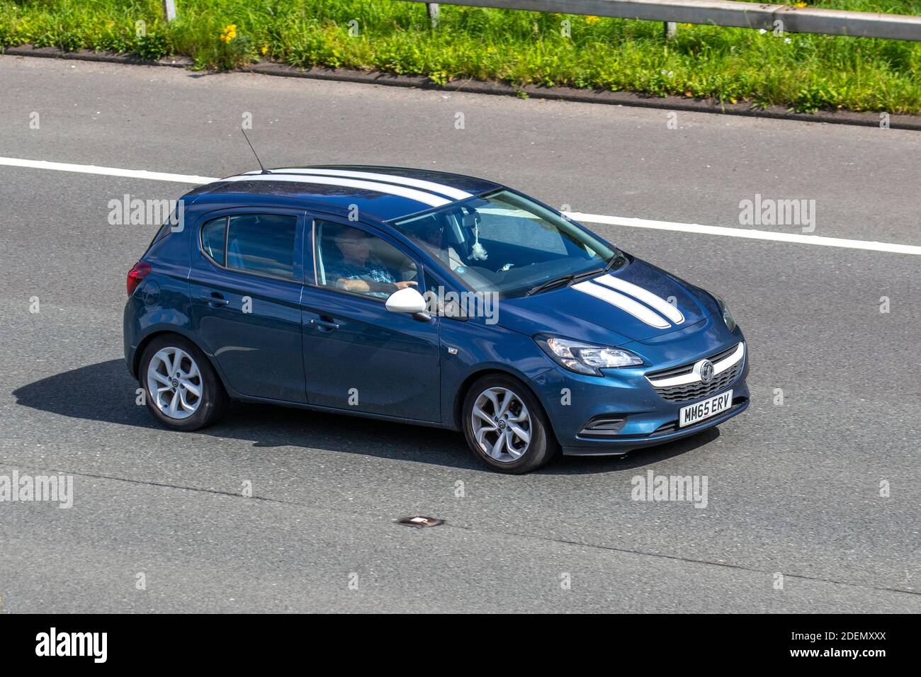 Vauxhall corsa sting blue cars hi-res stock photography and images - Alamy