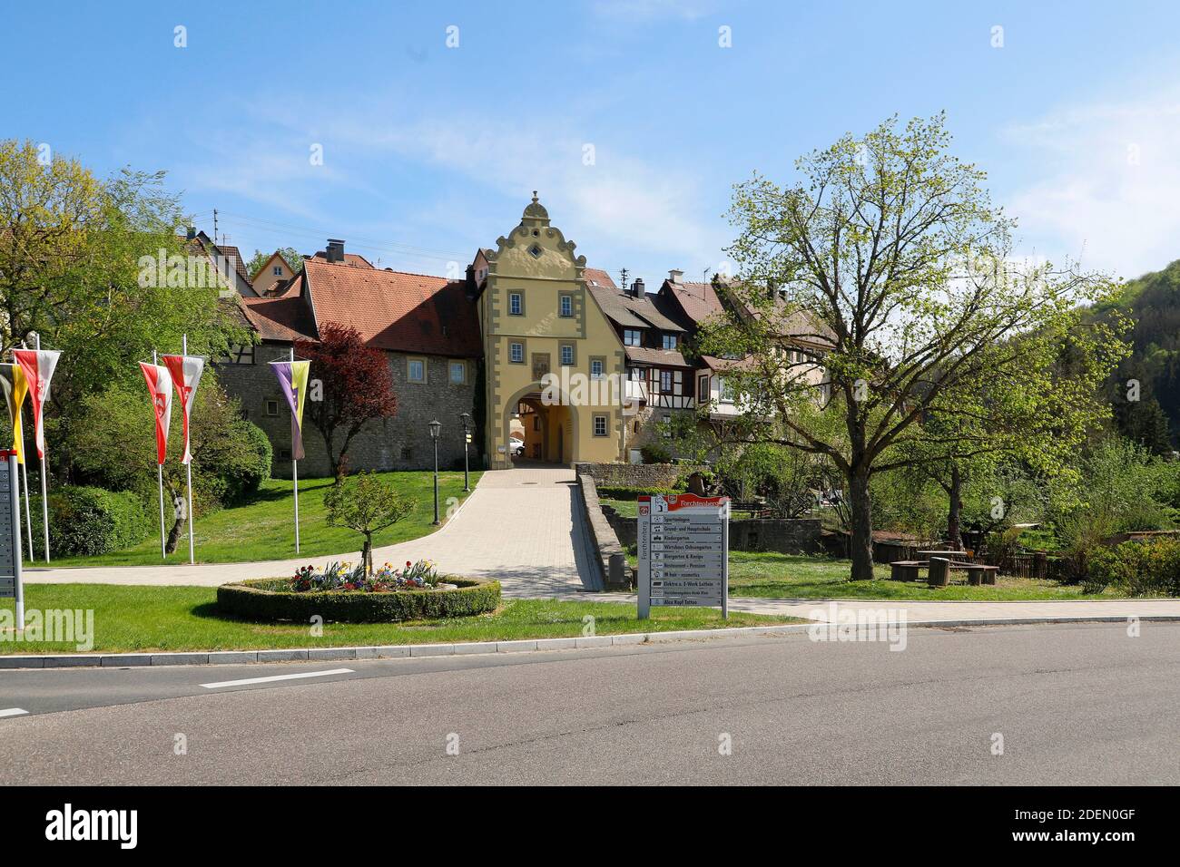 The City of Forchtenberg in Hohenlohe, Germany Stock Photo - Alamy