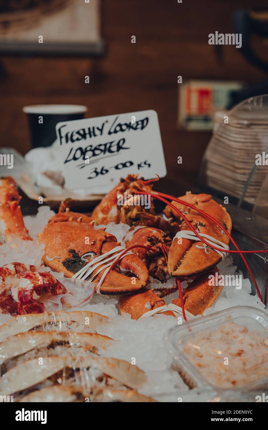 Lobster stand hi-res stock photography and images - Alamy