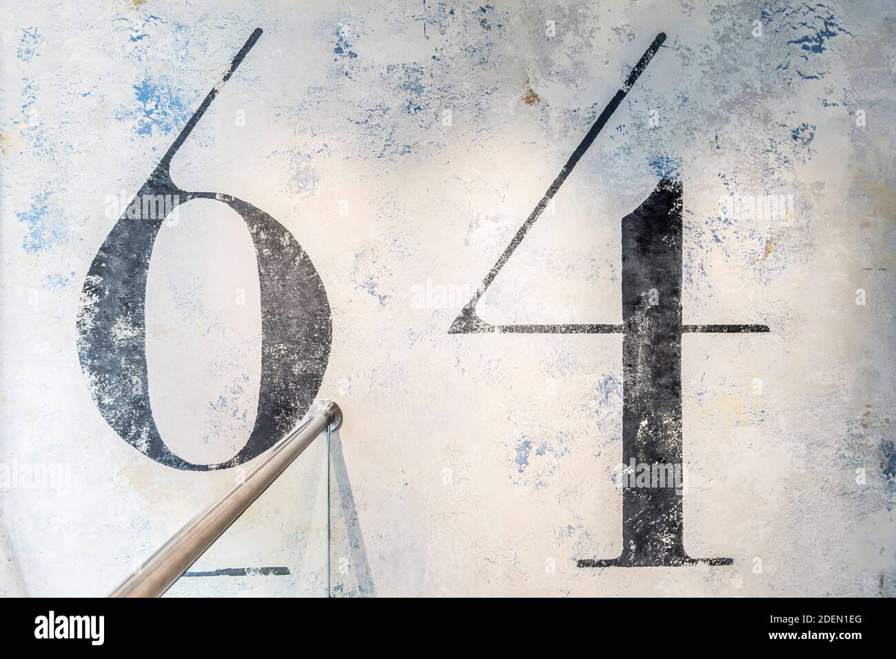 Entrance with artwork on the wall. Salon 64, London, United Kingdom ...