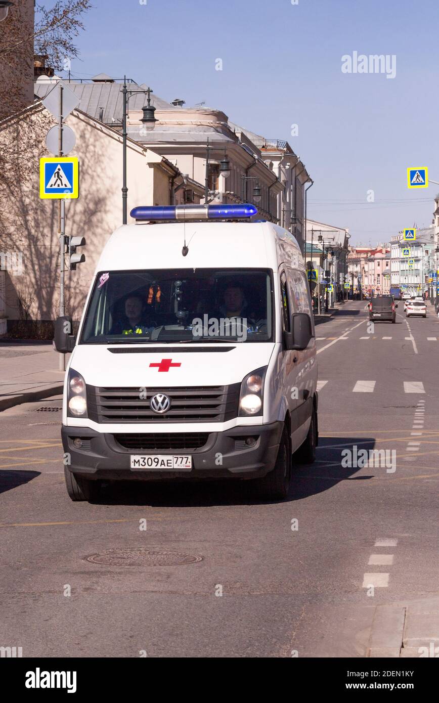 Moscow ambulance emergency care hi-res stock photography and images - Alamy