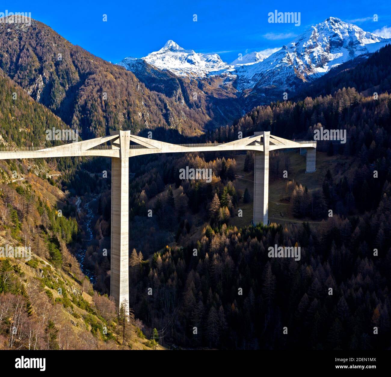 Ganter Bridge at the Simplon Pass, Brig, Valais, Switzerland Stock ...