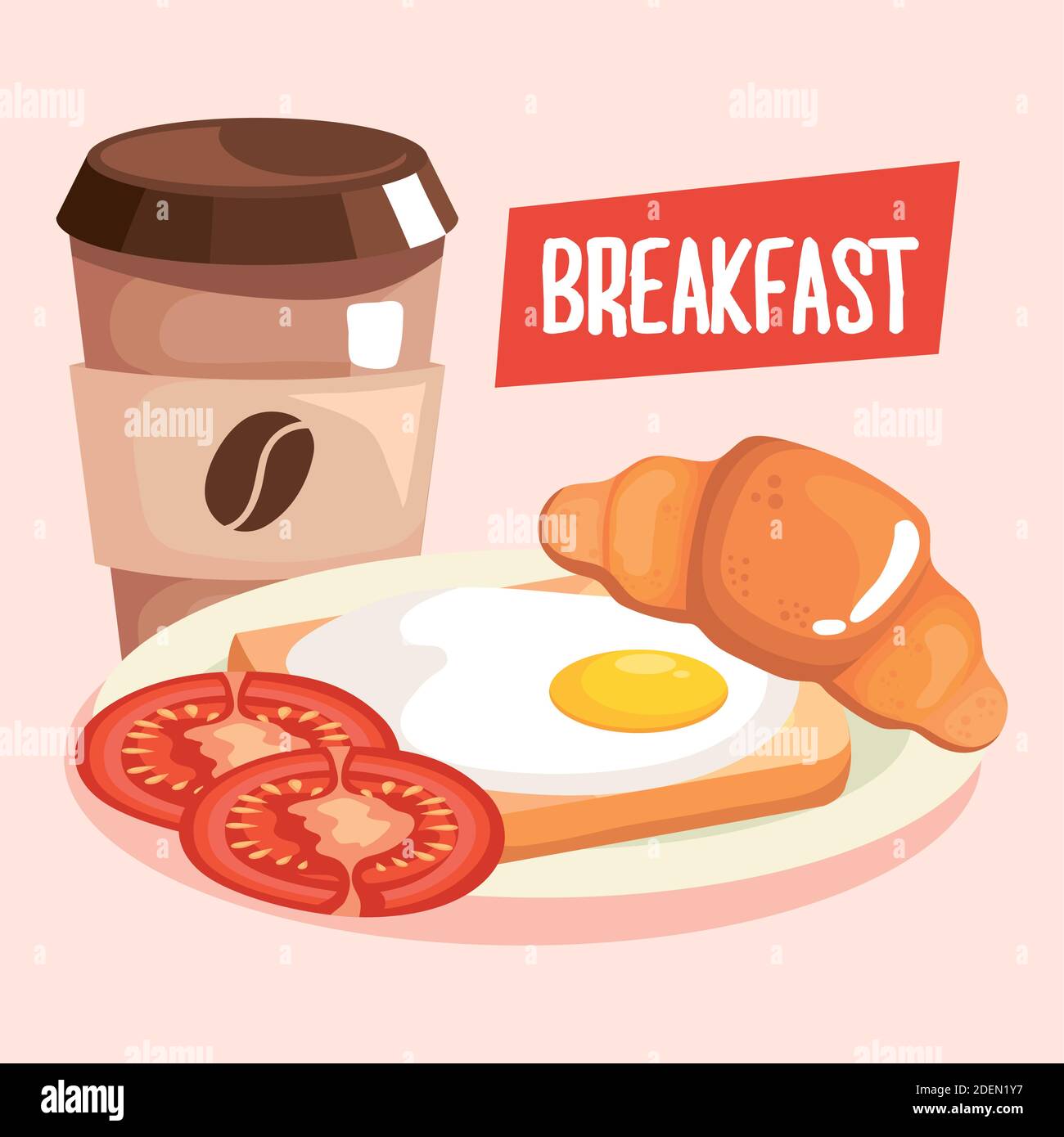 Egg and tomatoes Stock Vector Images - Alamy