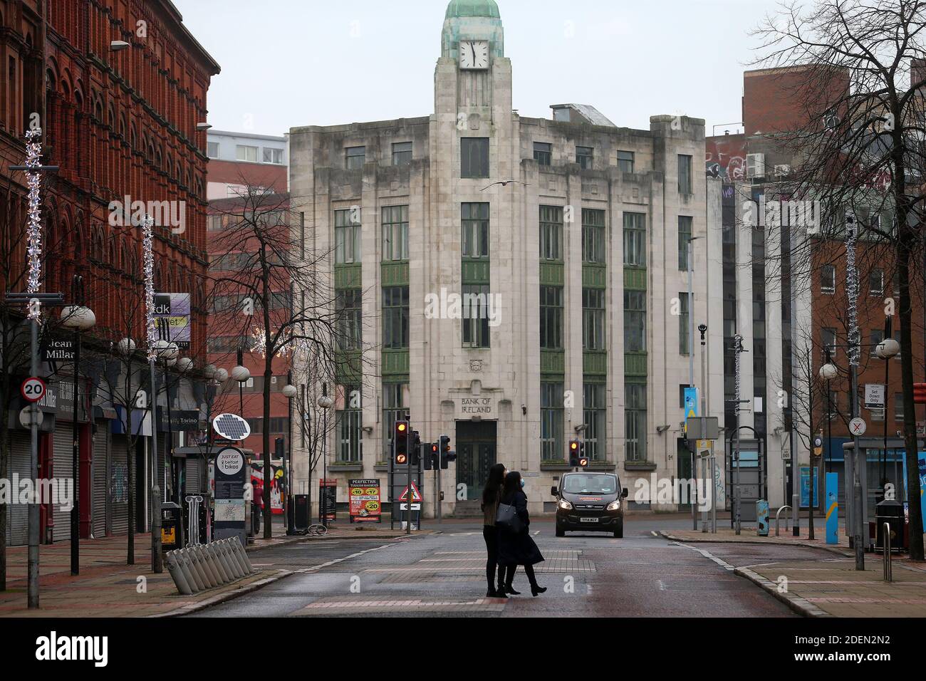 Belfast empty streets in the run up to Christmas Picture Mal McCann ...