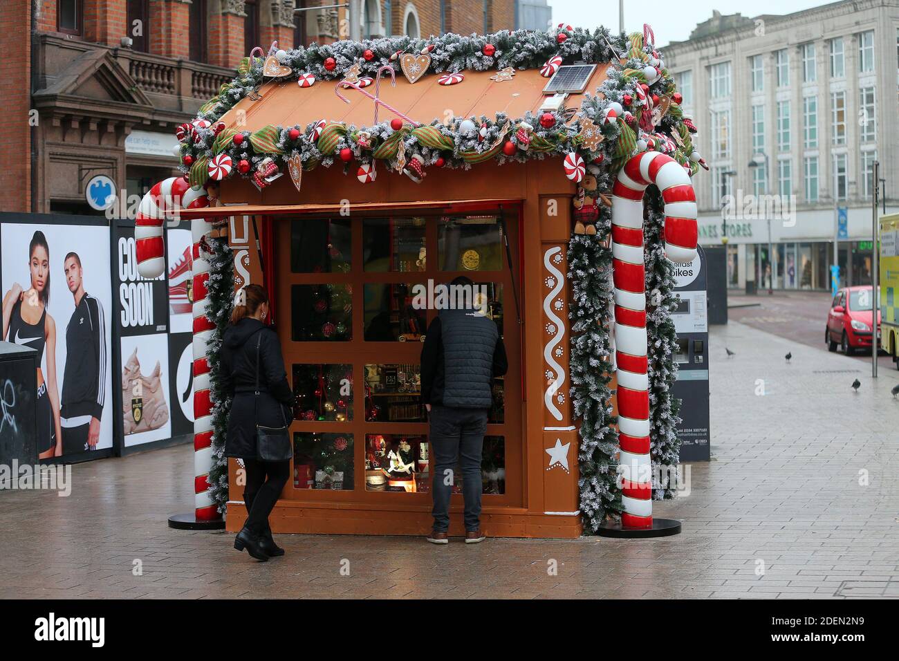 Belfast empty streets in the run up to Christmas Picture Mal McCann ...