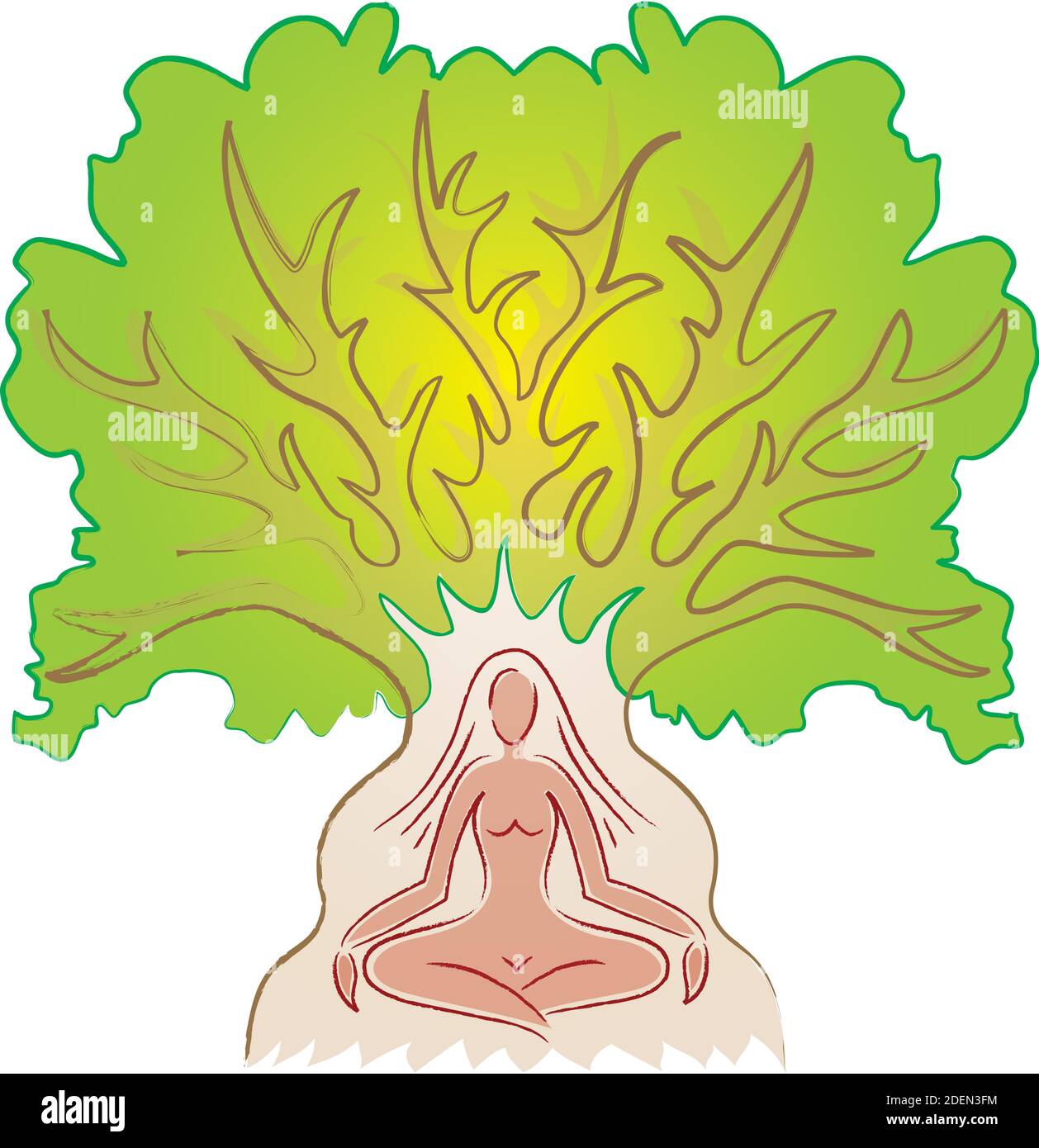 Before the tree Stock Vector Images - Alamy
