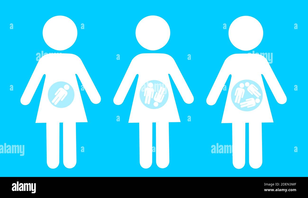 Pregnancy and be pregnant - woman and female is gravid. Baby and child ...