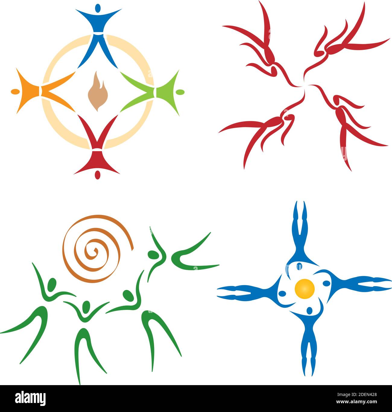 Community, Social Network, Friendship, Sport Icons for Logo Design ...