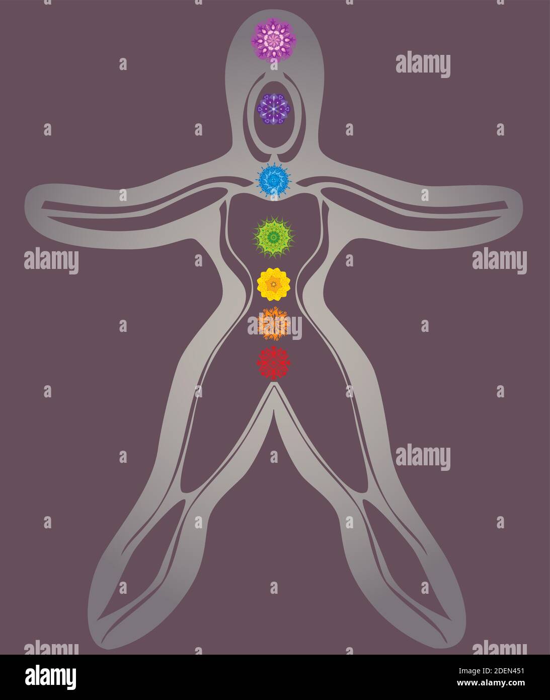 Chakras human body hi-res stock photography and images - Alamy