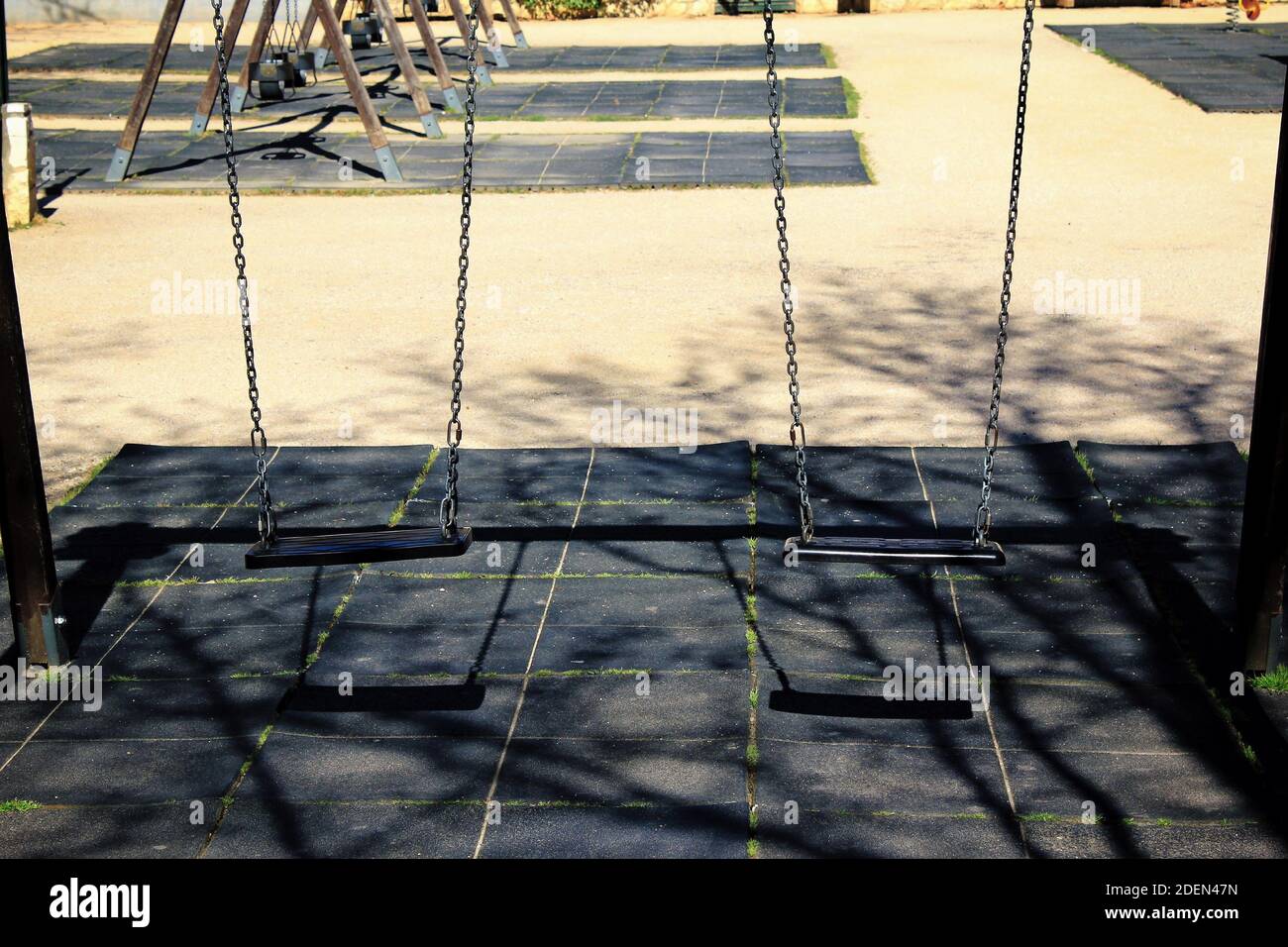 Closed playground in Athens, Greece, March 17 2020 Stock Photo - Alamy