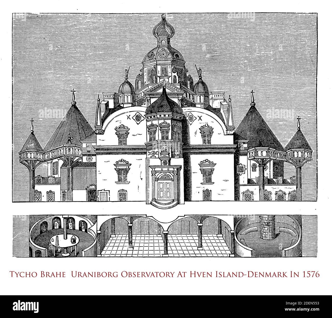 Tycho brahe astronomical observatory Cut Out Stock Images & Pictures - Alamy