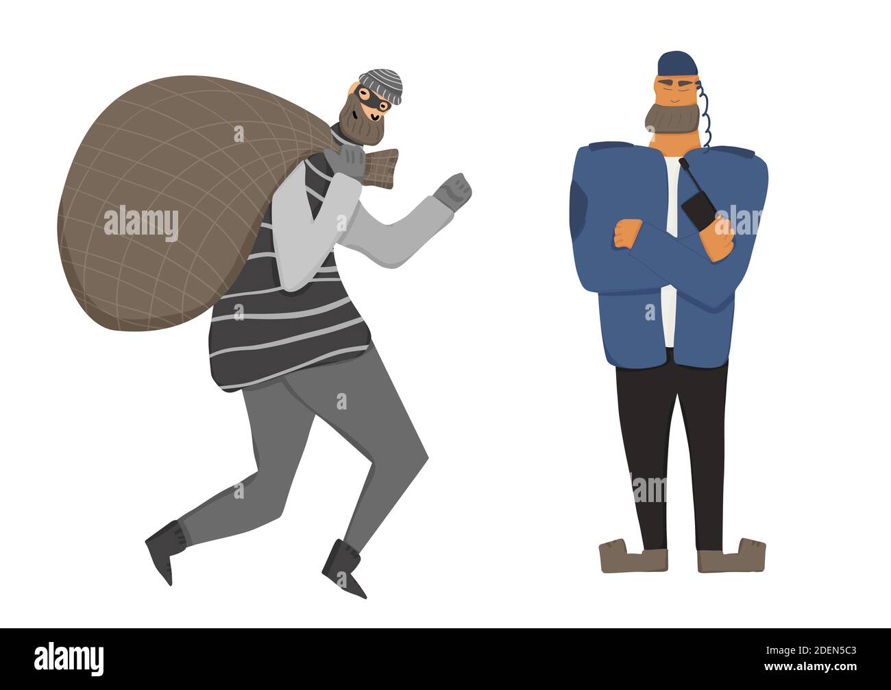 Private guards Stock Vector Images - Alamy