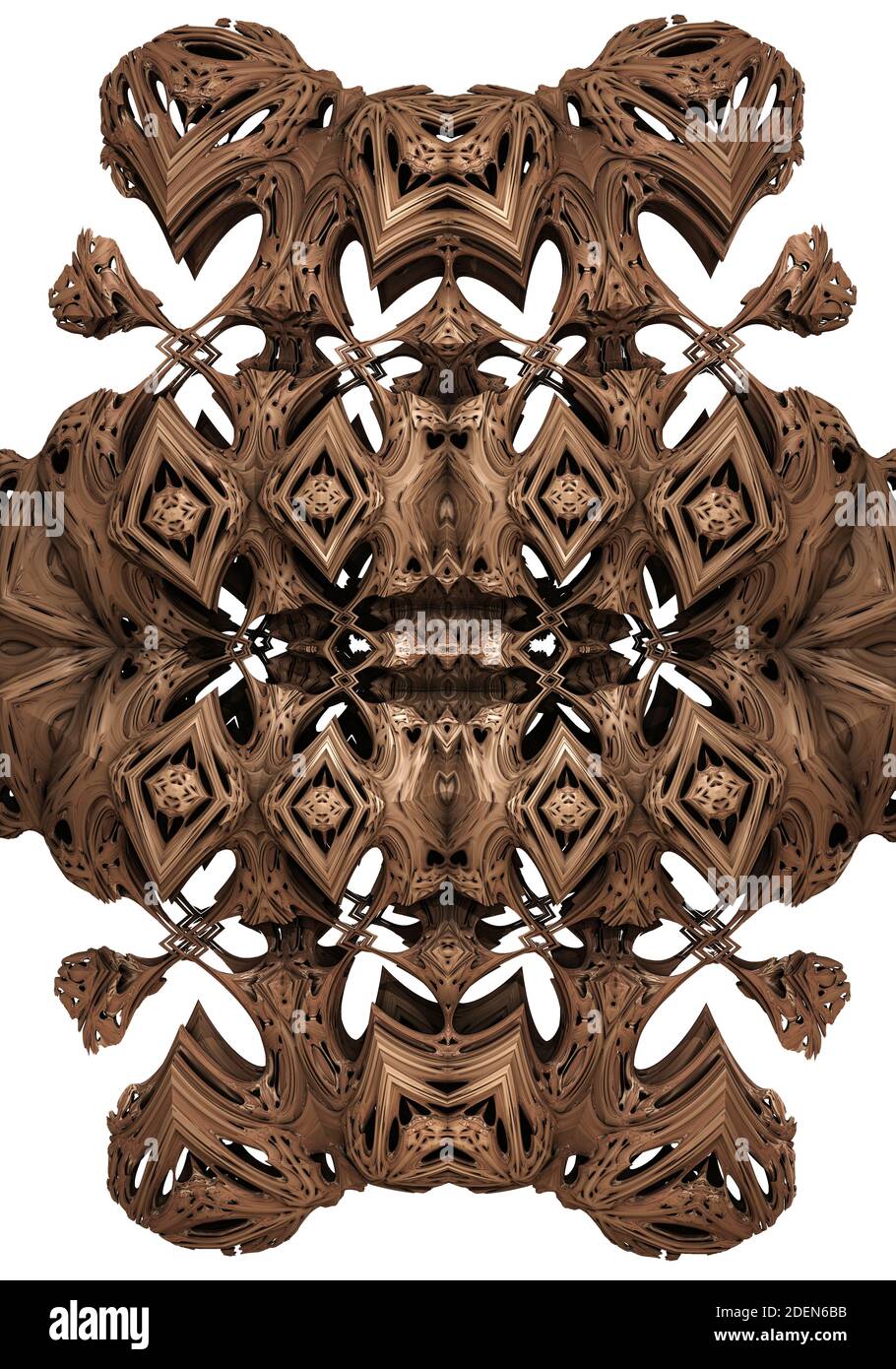 Unique 3d wooden pattern. 3d illustration Stock Photo - Alamy