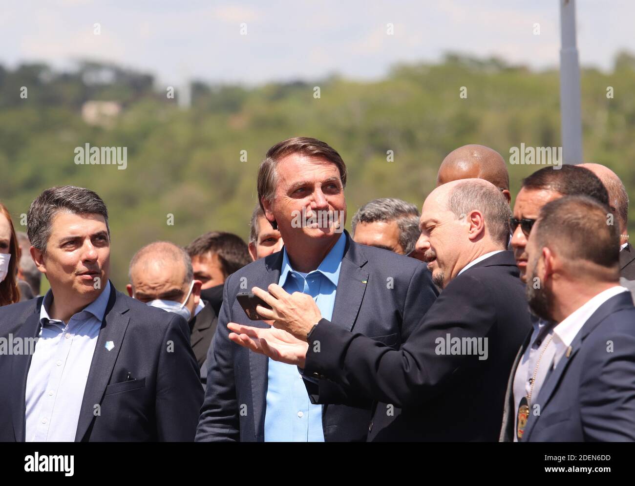 FOZ DO IGUAÇU, PR - 01.12.2020: BOLSONARO VISITA FOZ DO IGUAÇU - The ...